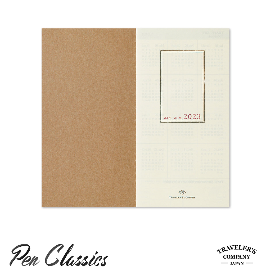 Traveler's Notebook 2025 Regular Refill - Weekly Vertical – Pen Classics
