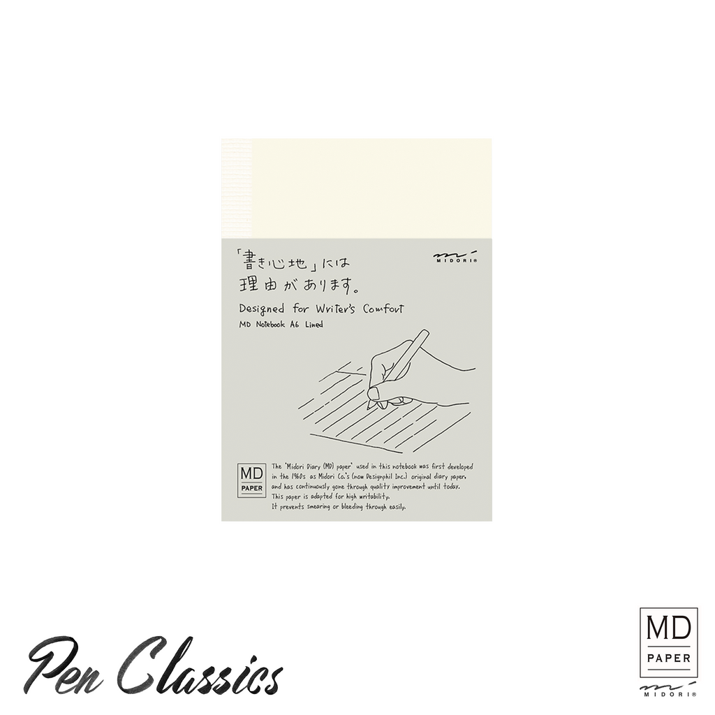 Midori MD Notebook A6 Ruled – Pen Classics